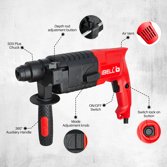 IBELL Hammer Drill RH20-23 Review | Best 500W Hammer Drill
